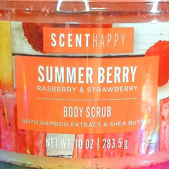 Scent Happy | Bath & Body | Scent Happy Summer Berry Body Scrub | Poshmark
